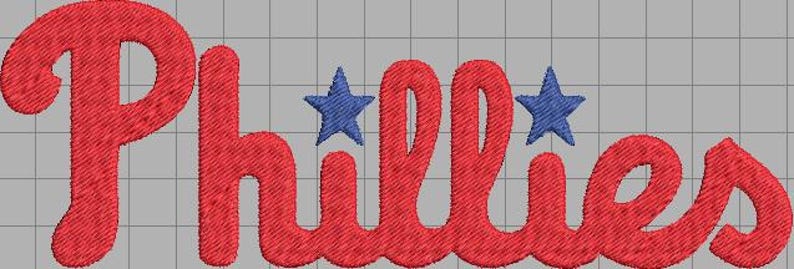 Phillies Logo Embroidery Design: Machine Embroidery Pattern (digital ...