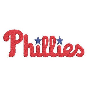 Phillies Logo Embroidery Design: Machine Embroidery Pattern (digital ...