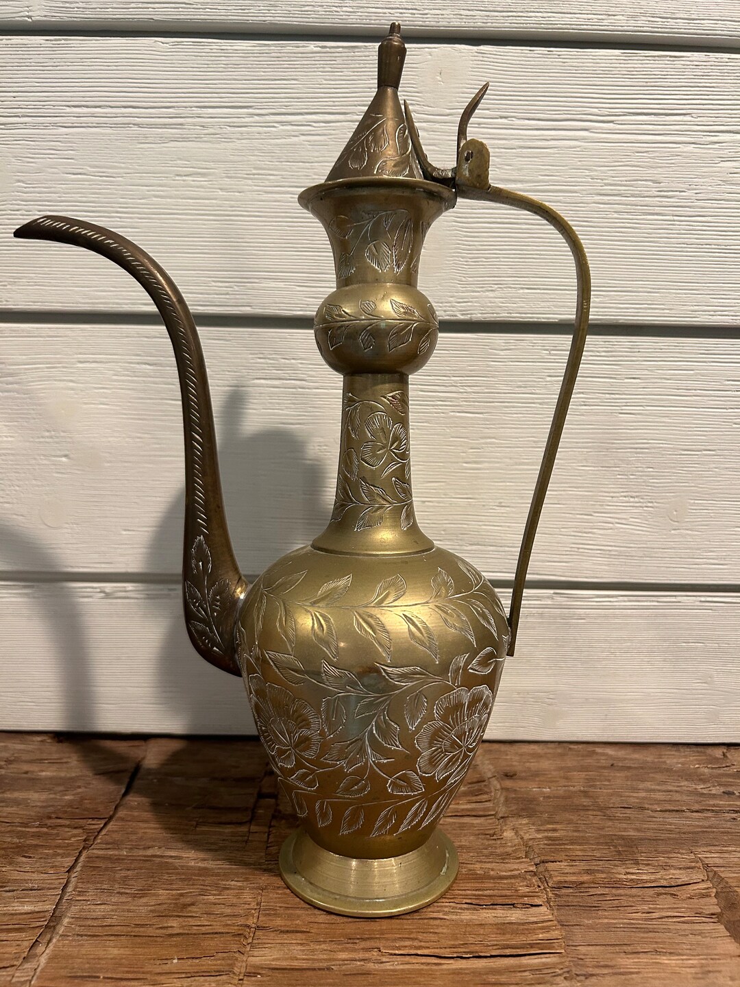 Vintage Indian Teapot/genie Lamp - Etsy