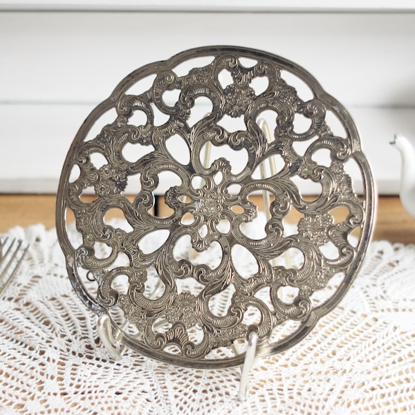 Silver Trivet - Etsy