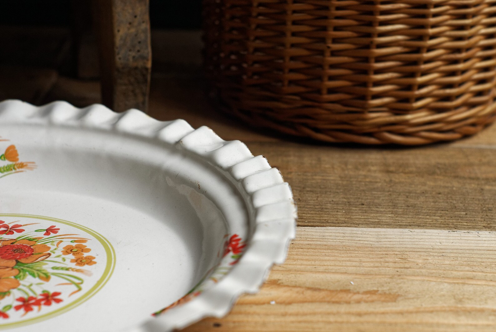 Enamelware Serving Tray Large Tray Vintage Tray Shabby - Etsy