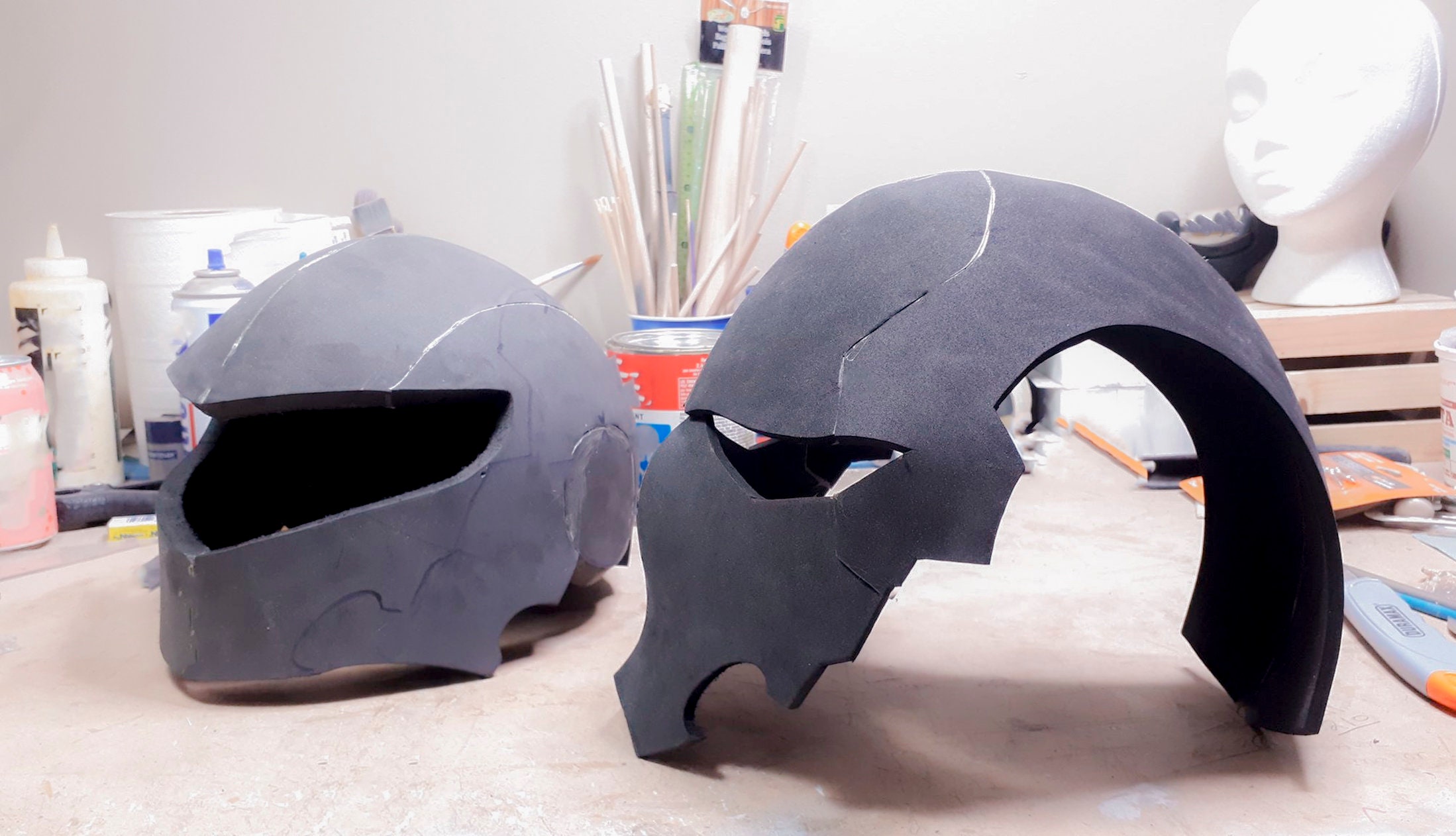 Redhood Helmet Template - Etsy