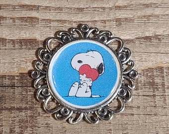 Flying Snoopy Metal and Enamel Pin - Etsy