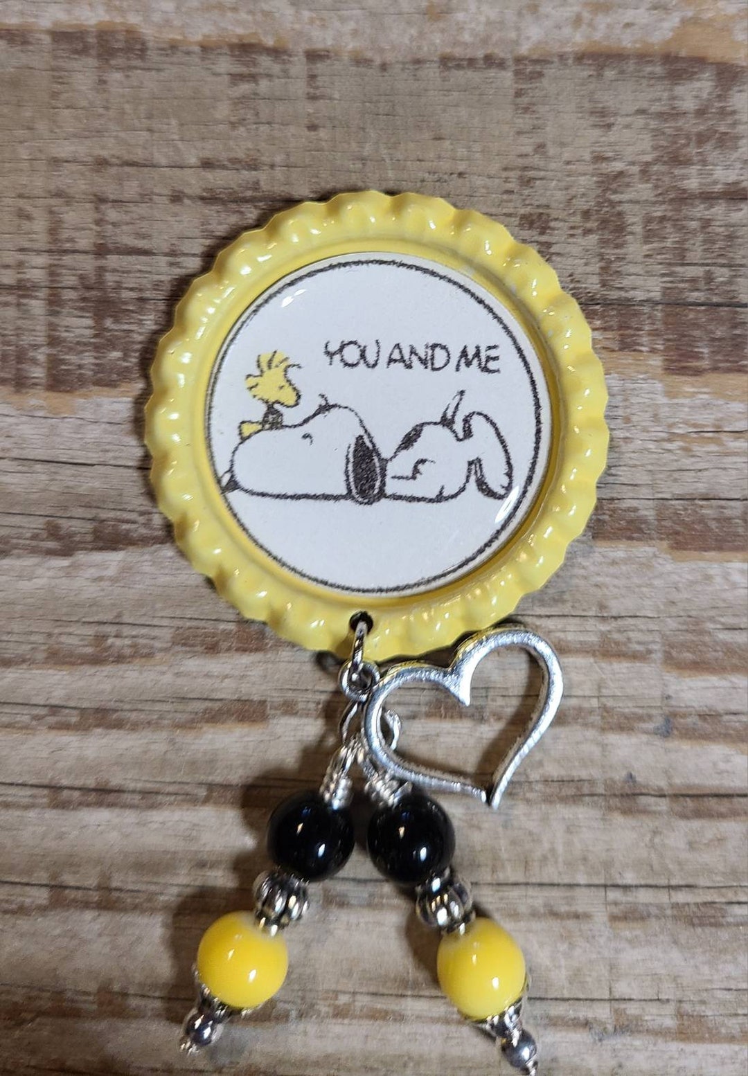 Snoopy Badge Holder - Etsy