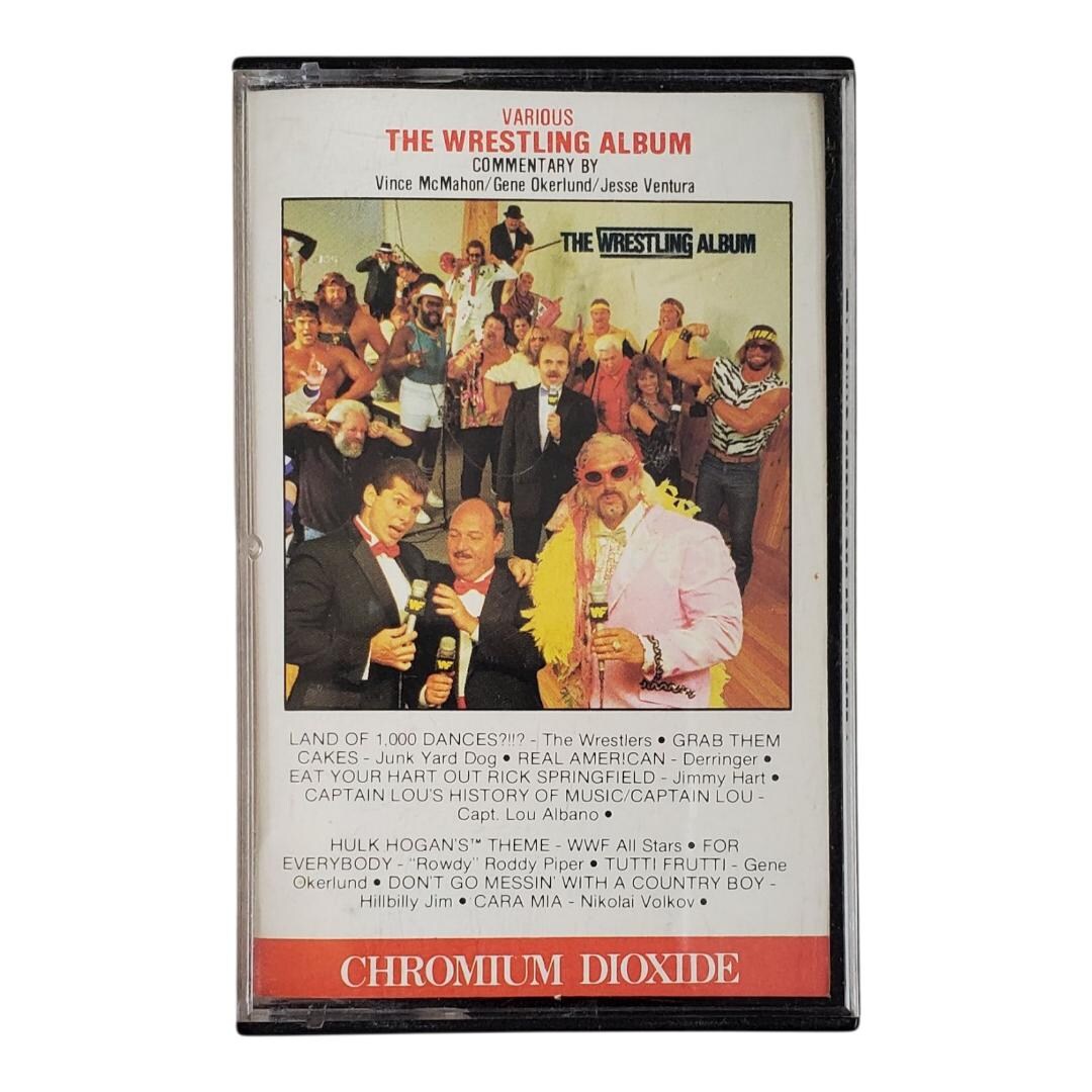 Vintage 1985 WWF "the Wrestling Album" Cassette Tape - Canadian Black ...