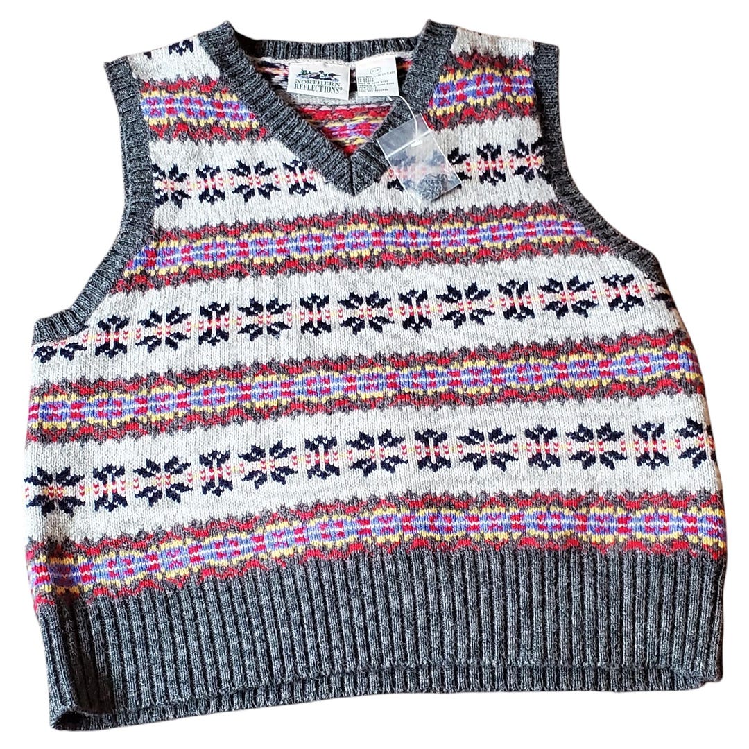 Northern Reflections Wool Sweater Vest - Size Medium - Etsy