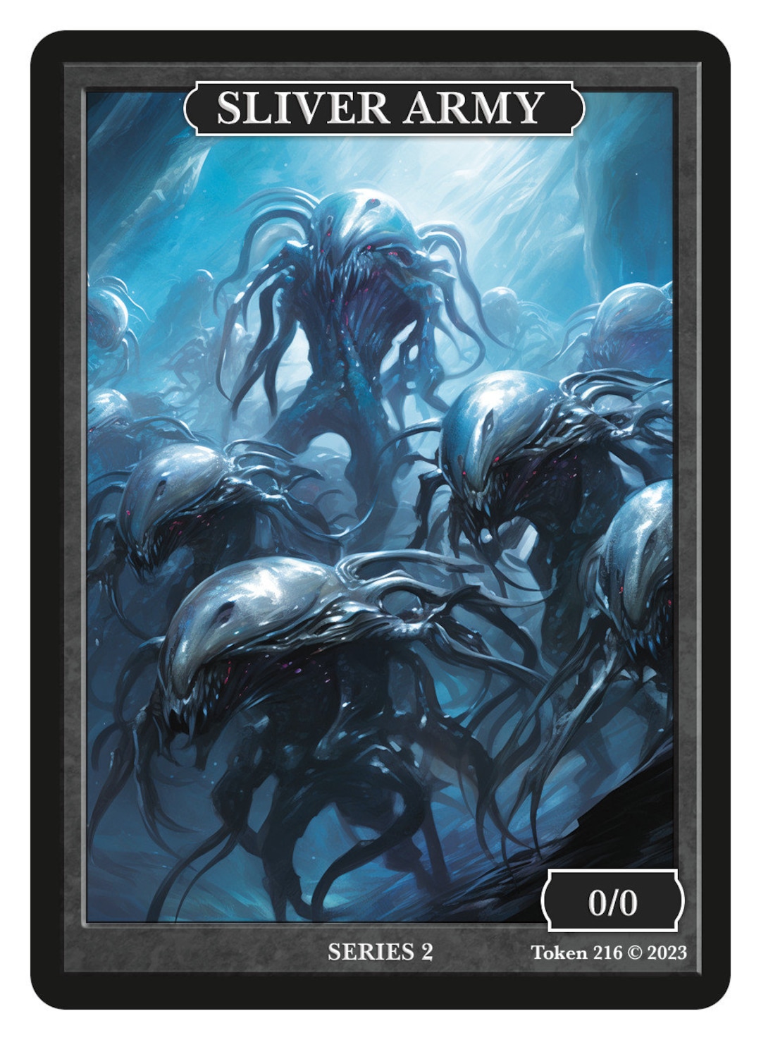 Sliver Army Token Series 2 of Givememana's Tokens Magic the Gathering ...