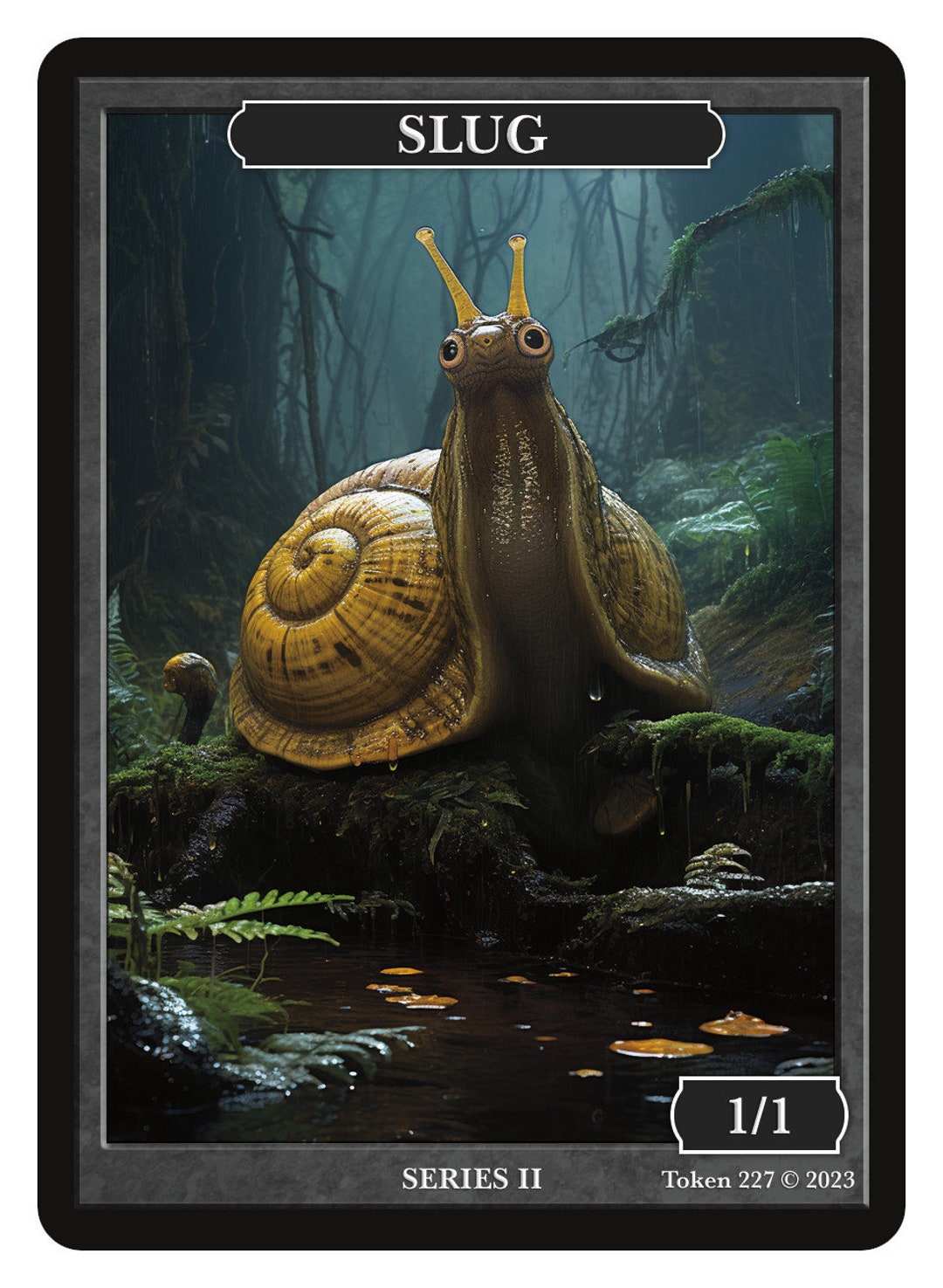 Slug Token Series 2 of Givememana's Tokens Magic the Gathering - Etsy