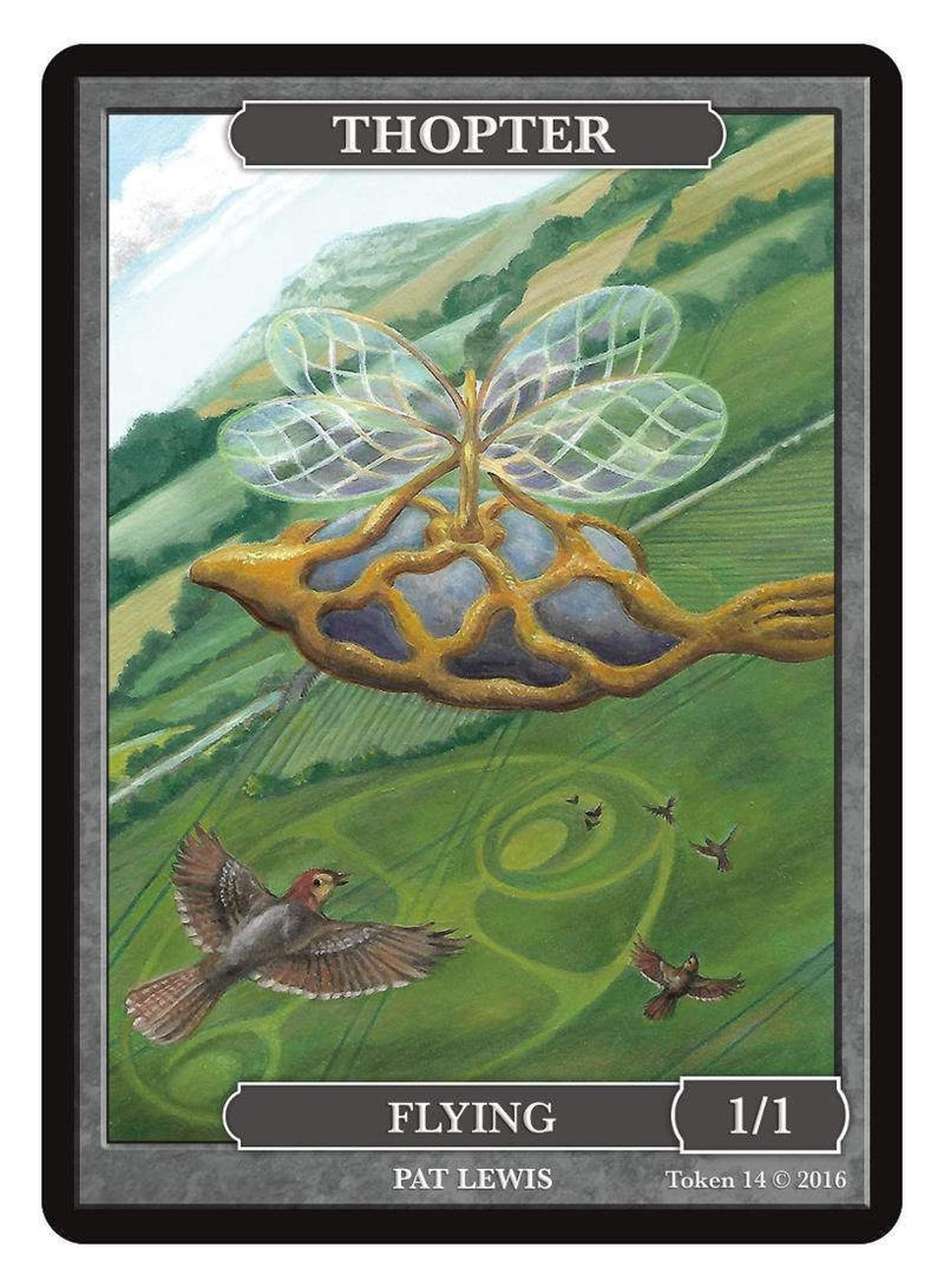 Thopter Token Art by Pat Lewis Magic the Gathering - Etsy