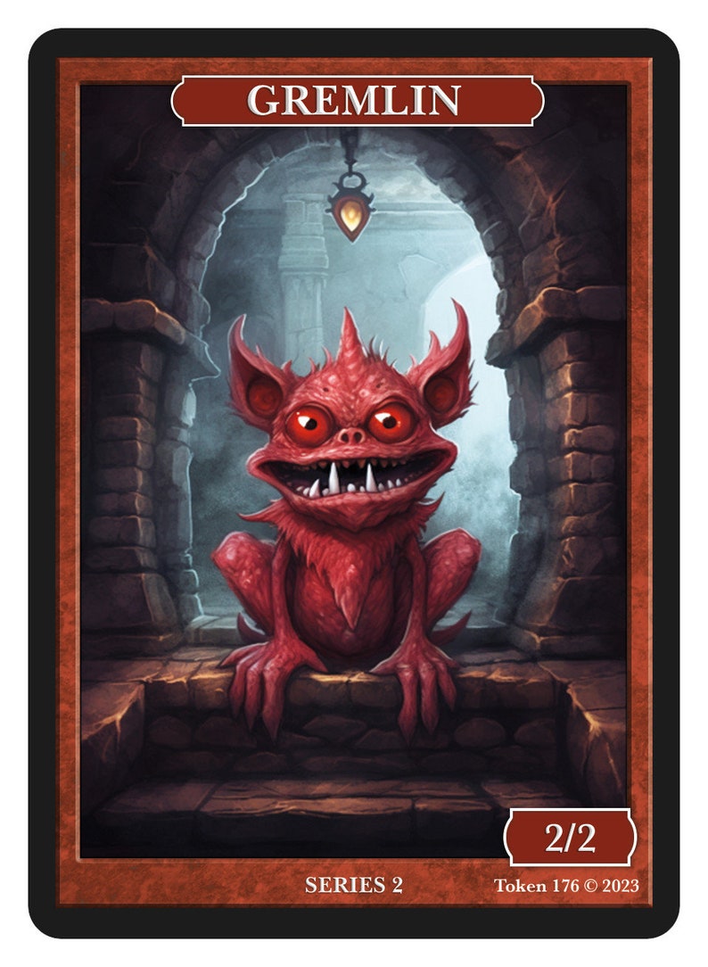 Gremlin Token Series 2 of Givememana's Tokens Magic the Gathering ...