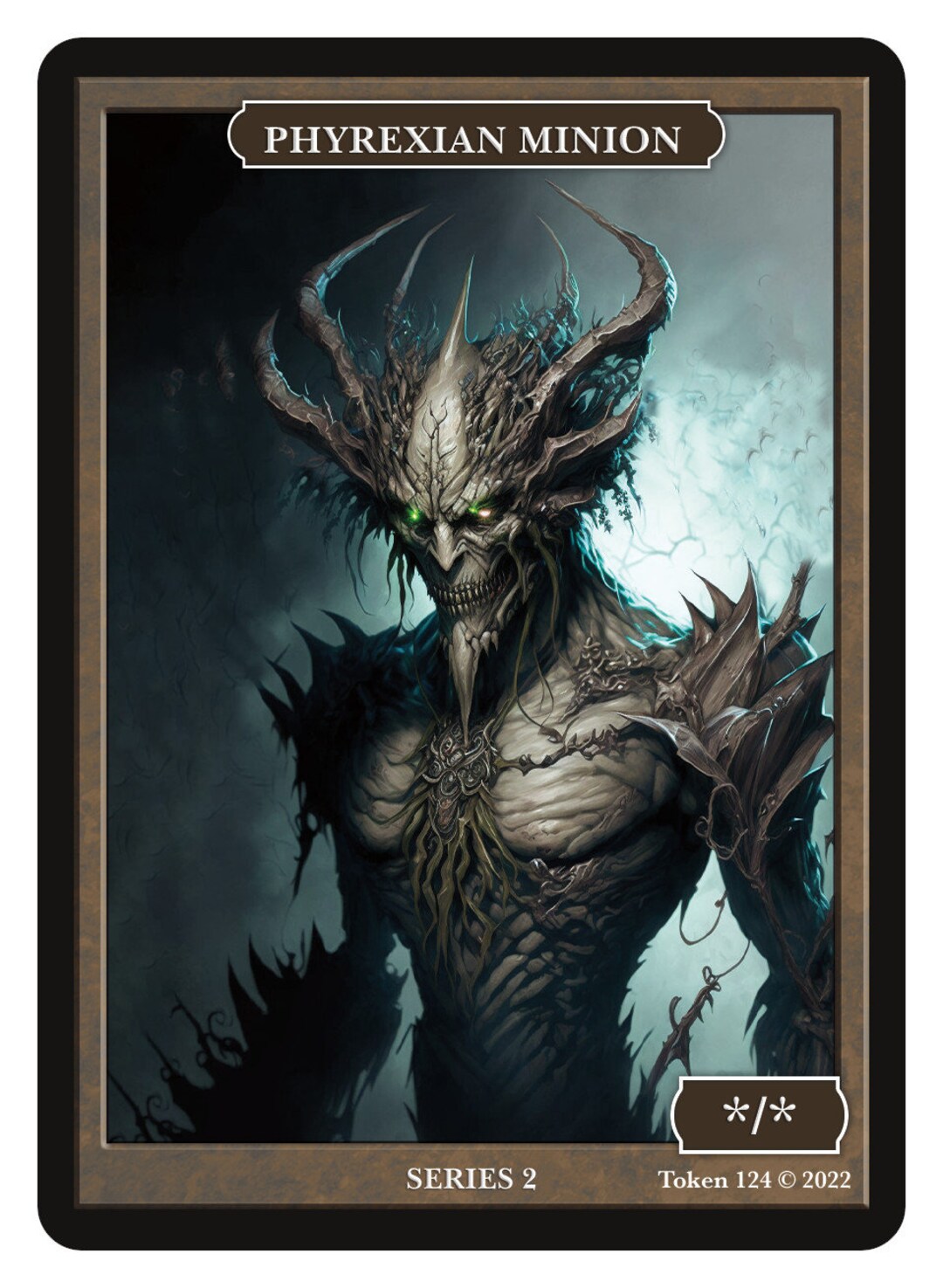 Phyrexian Minion Token Series 2 of Givememana's Tokens Magic the ...