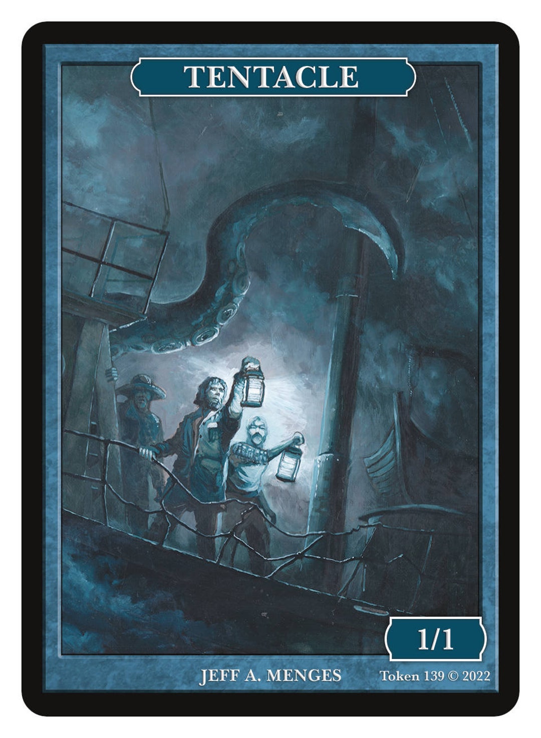 Tentacle Token Art by Jeff A. Menges Magic the Gathering Givememana's ...
