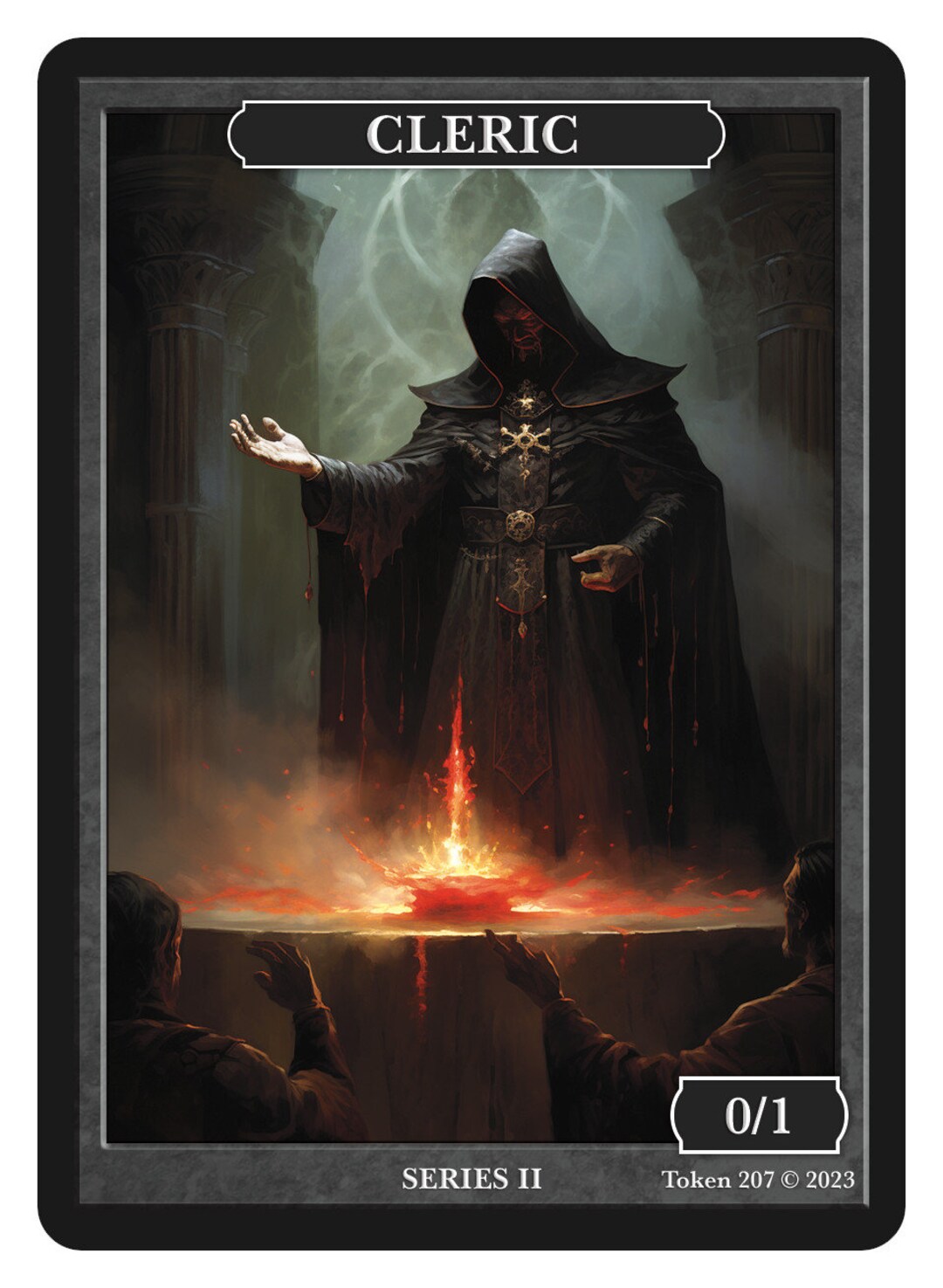 Cleric Token Series 2 of Givememana's Tokens Magic the Gathering ...