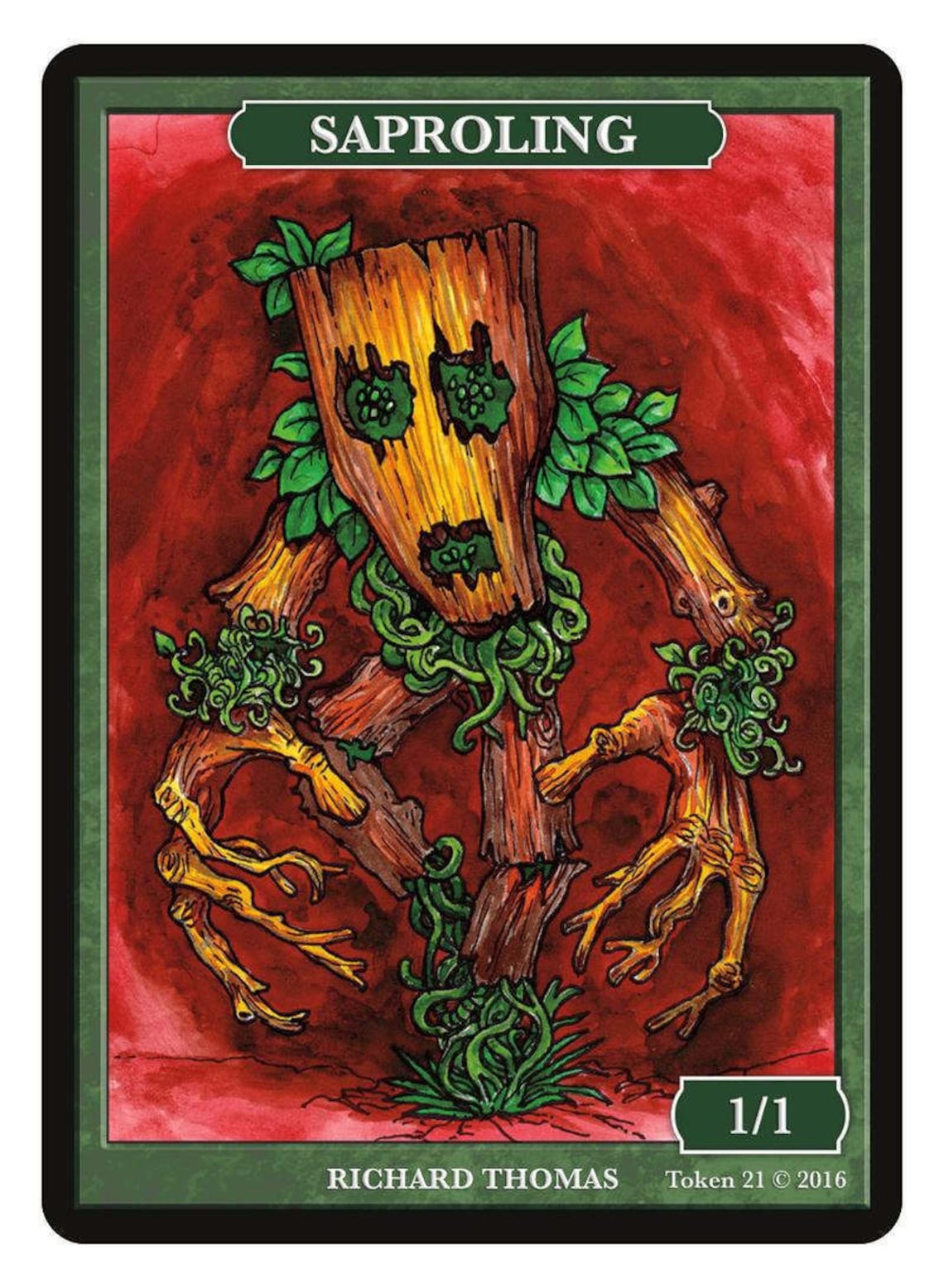 Saproling Token Art by Richard Thomas Magic the Gathering - Etsy
