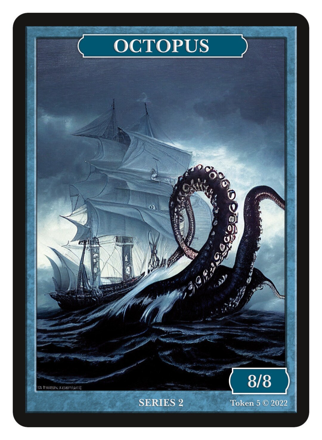 Octopus Token Series 2 of Givememana's Tokens Magic the Gathering ...