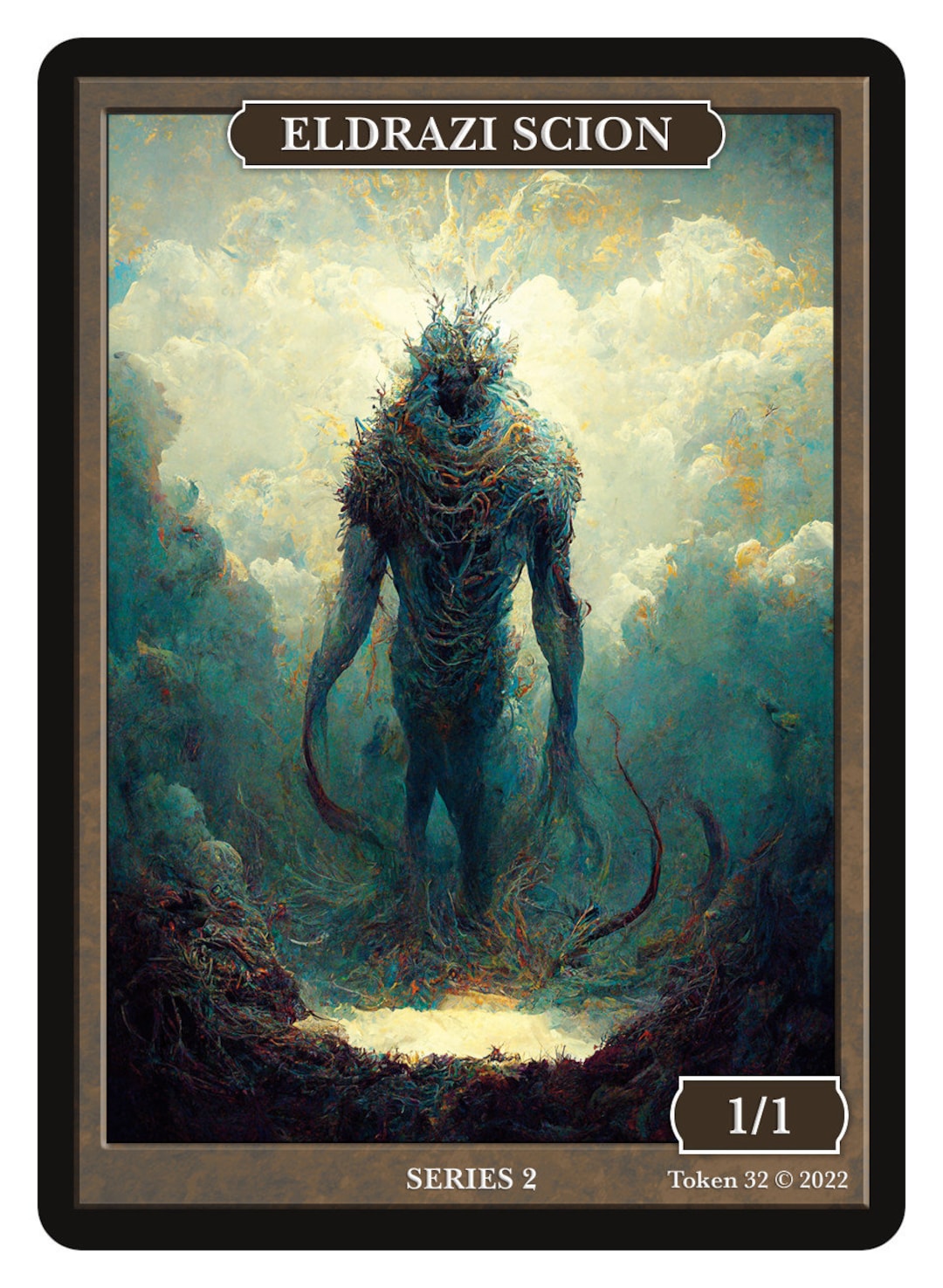 Eldrazi Scion 1/1 Token Series 2 of Givememana's Tokens Magic the ...