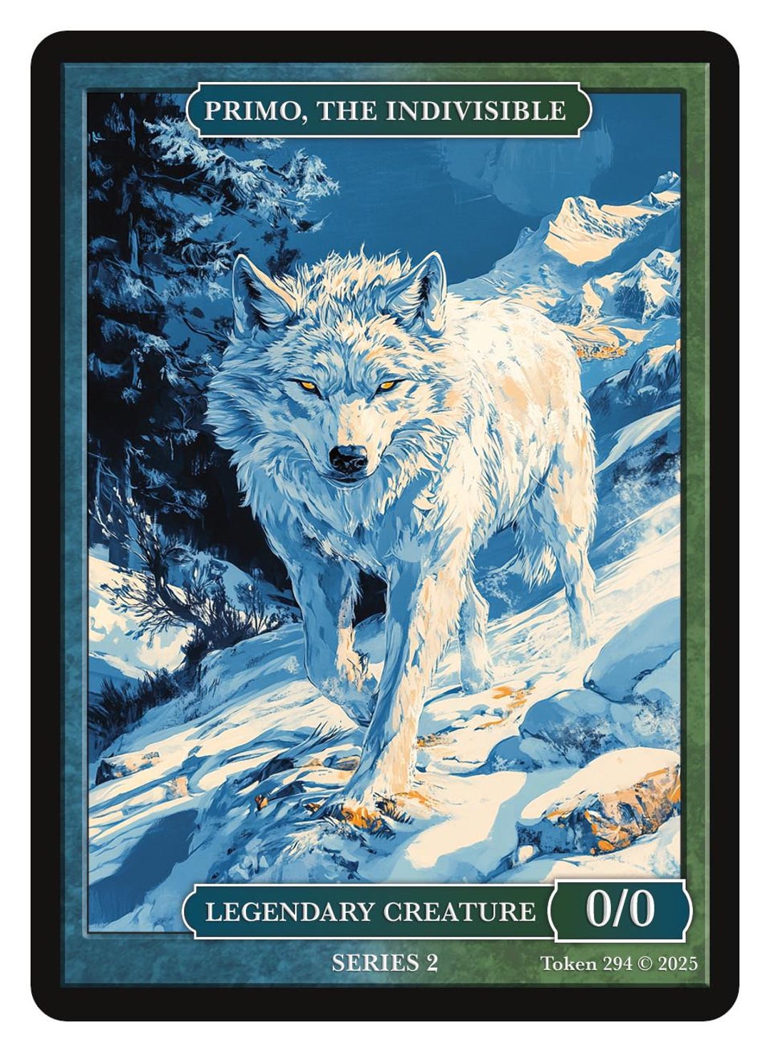 Primo, the Indivisible Token Series 2 of Givememana's Tokens Magic the ...