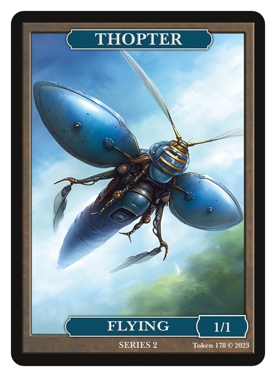 Thopter Token Series 2 of Givememana's Tokens Magic the Gathering ...