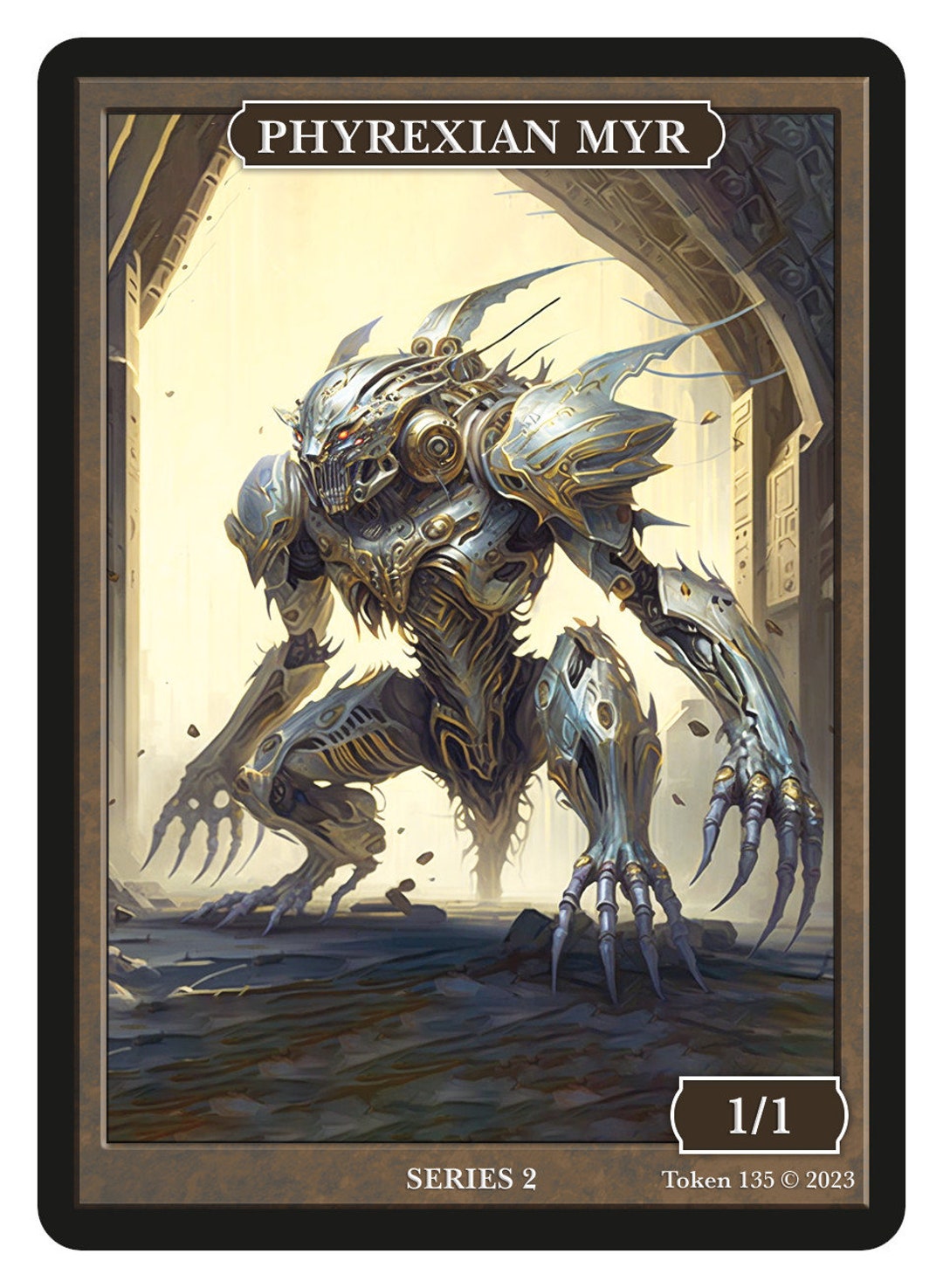 Myr Token Series 2 of Givememana's Tokens Magic the Gathering Limited ...