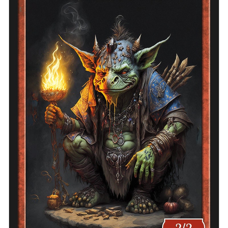 "goblin Shaman" Token - Etsy Hong Kong