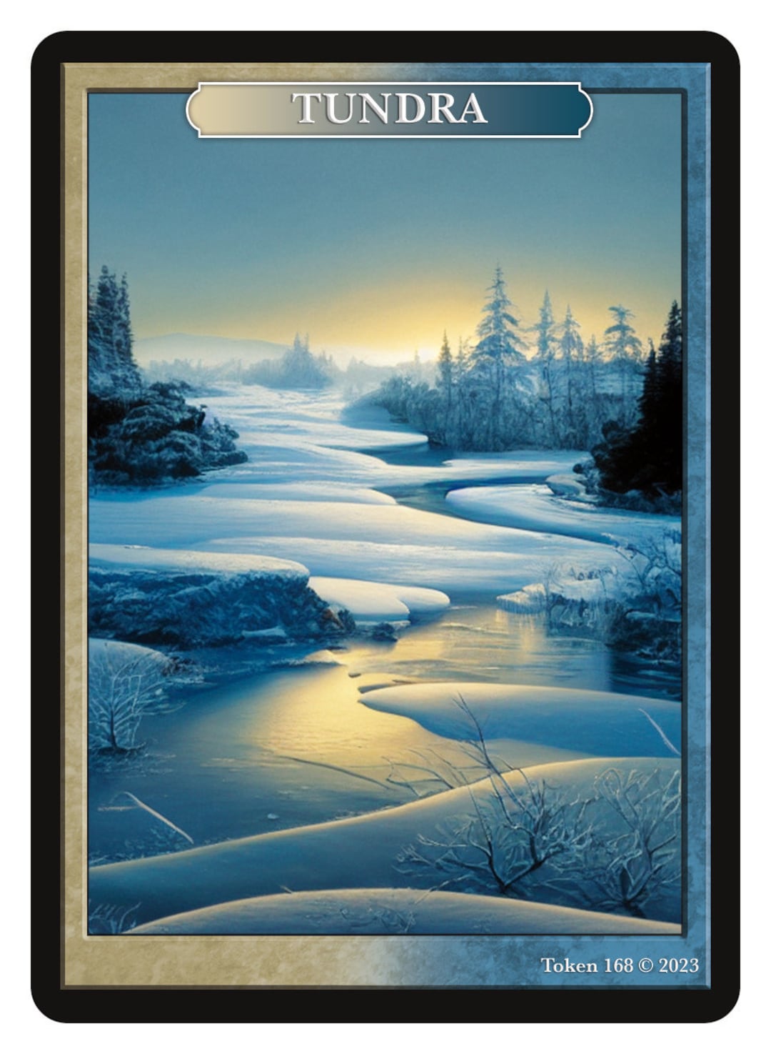 Tundra Dual Land Token Series 2 of Givememana's Tokens Magic the ...