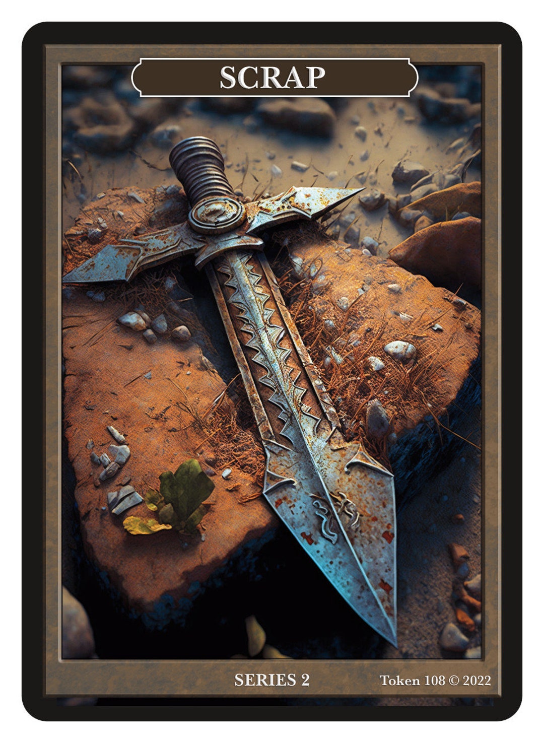 Scrap Token Series 2 of Givememana's Tokens Magic the Gathering Limited ...