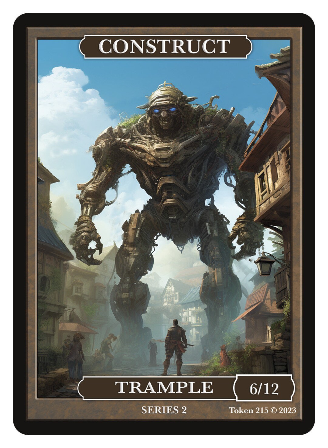 Construct Token 6/12 Series 2 of Givememana's Tokens Magic the ...