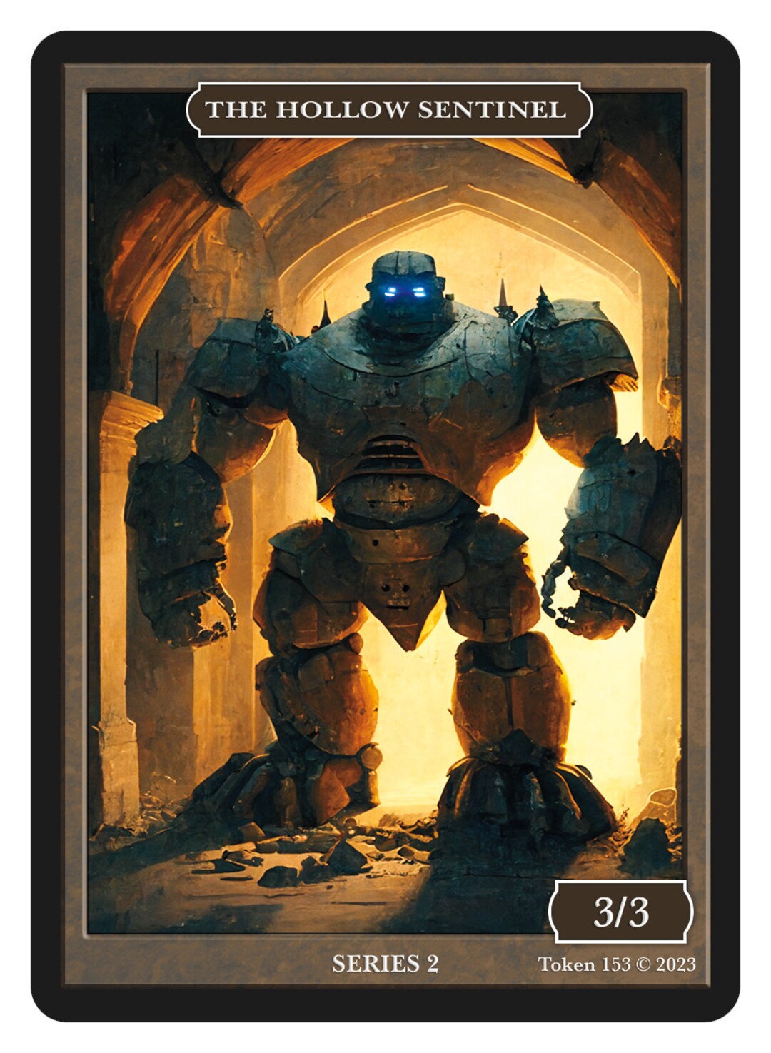 The Hollow Sentinel Token Series 2 of Givememana's Tokens Magic the ...