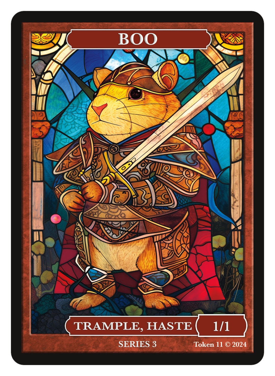 Boo Token Hamster Token Stained Glass Series 3 Givememana's Tokens ...