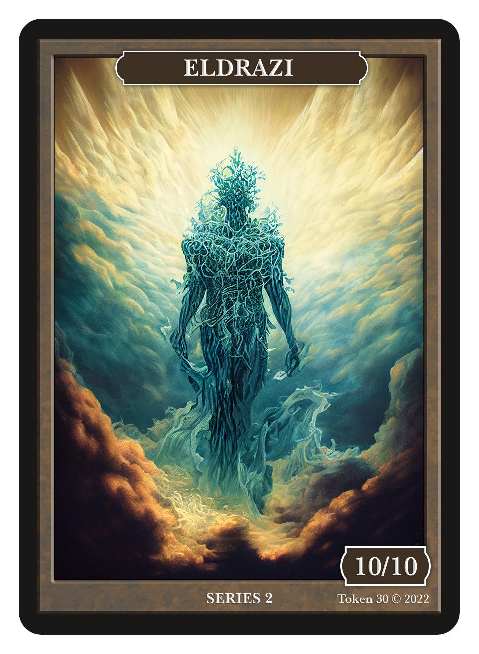 Eldrazi 10/10 Token Series 2 of Givememana's Tokens Magic - Etsy