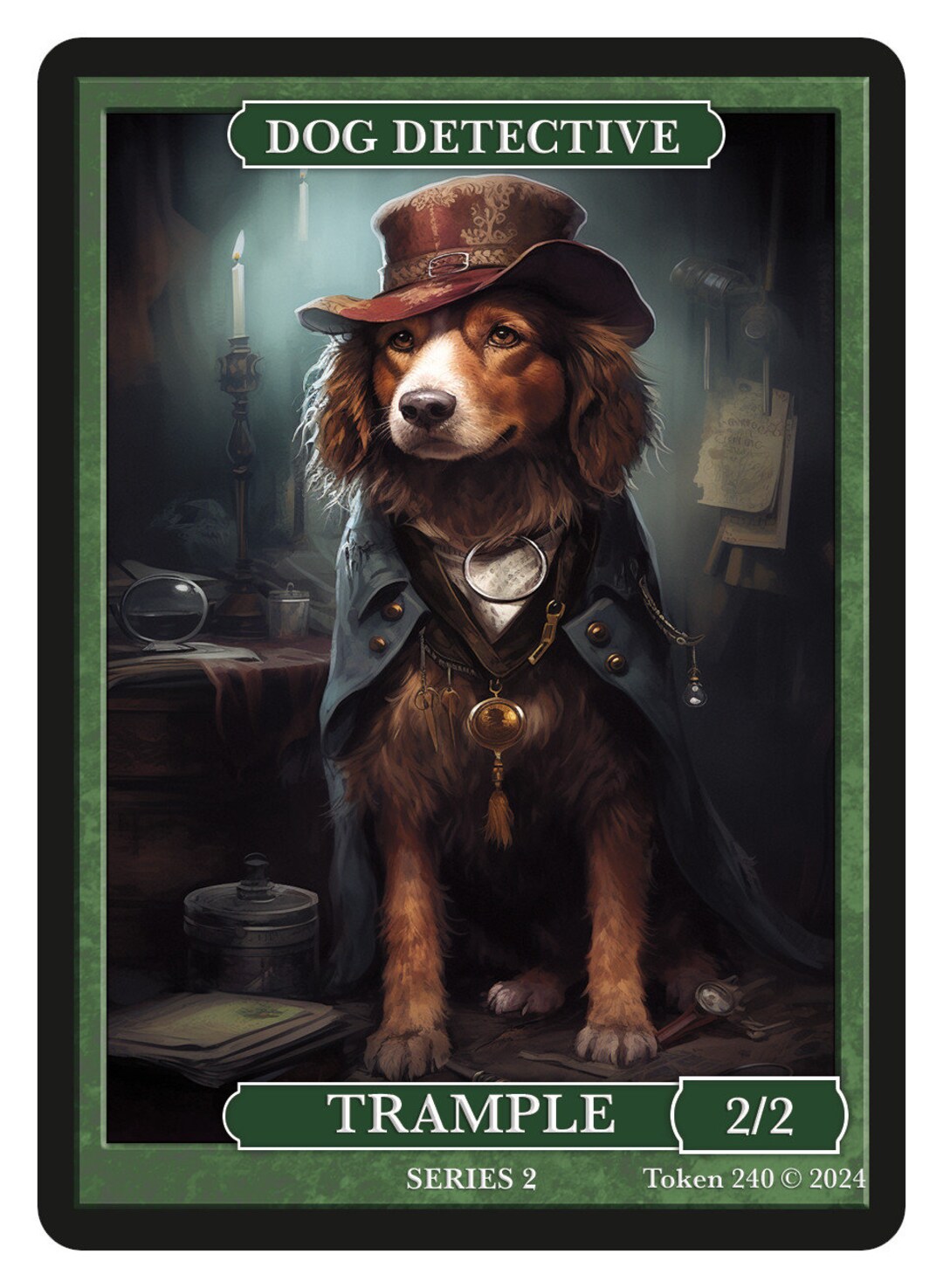 Dog Detective Series 2 of Givememana's Tokens Magic the Gathering ...