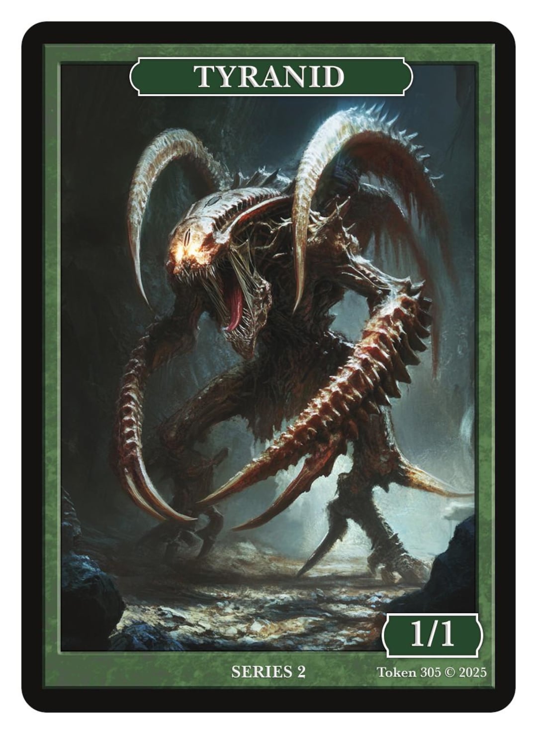 Tyranid Token Series 2 of Givememana's Tokens Magic the Gathering - Etsy