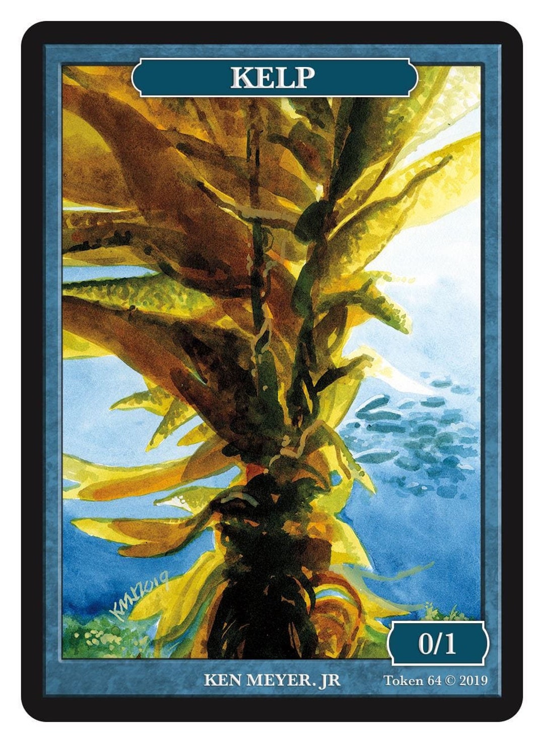 Kelp 0/1 Token Art by Ken Meyer JR Magic the Gathering Givememana's ...