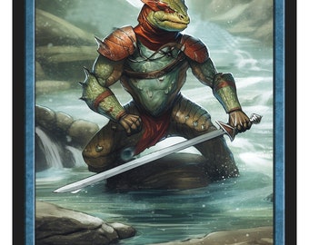 5 Salamander Warrior Tokens for Magic the Gathering - Etsy