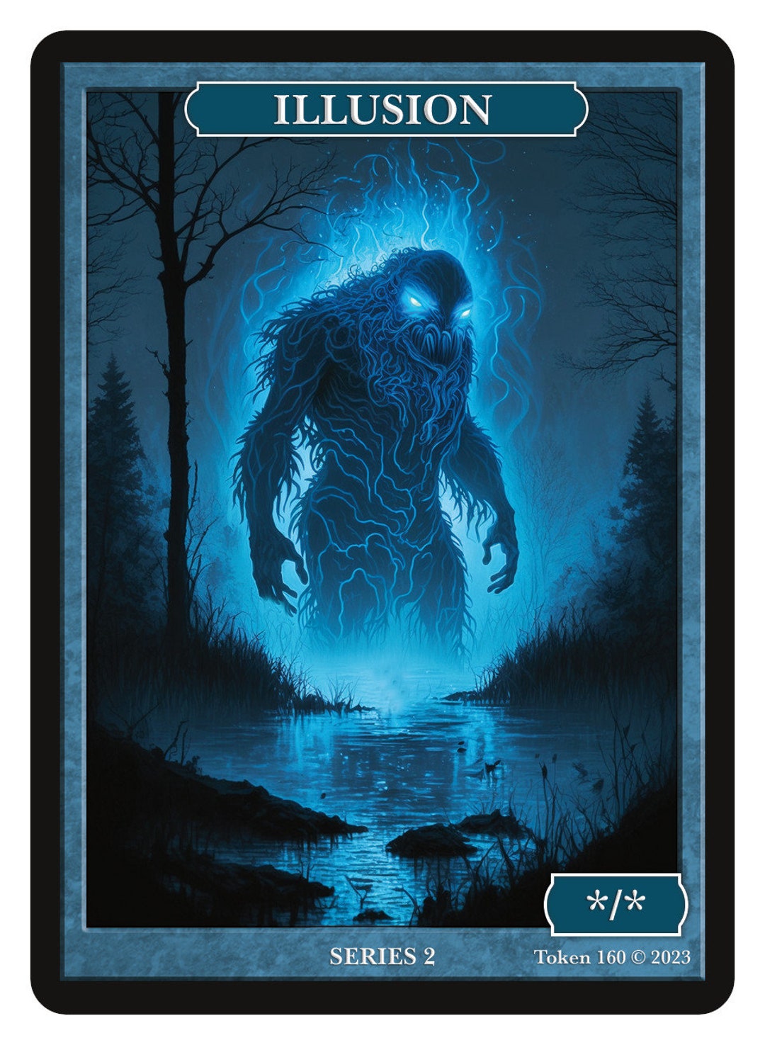 Illusion Token Series 2 of Givememana's Tokens Magic the Gathering ...