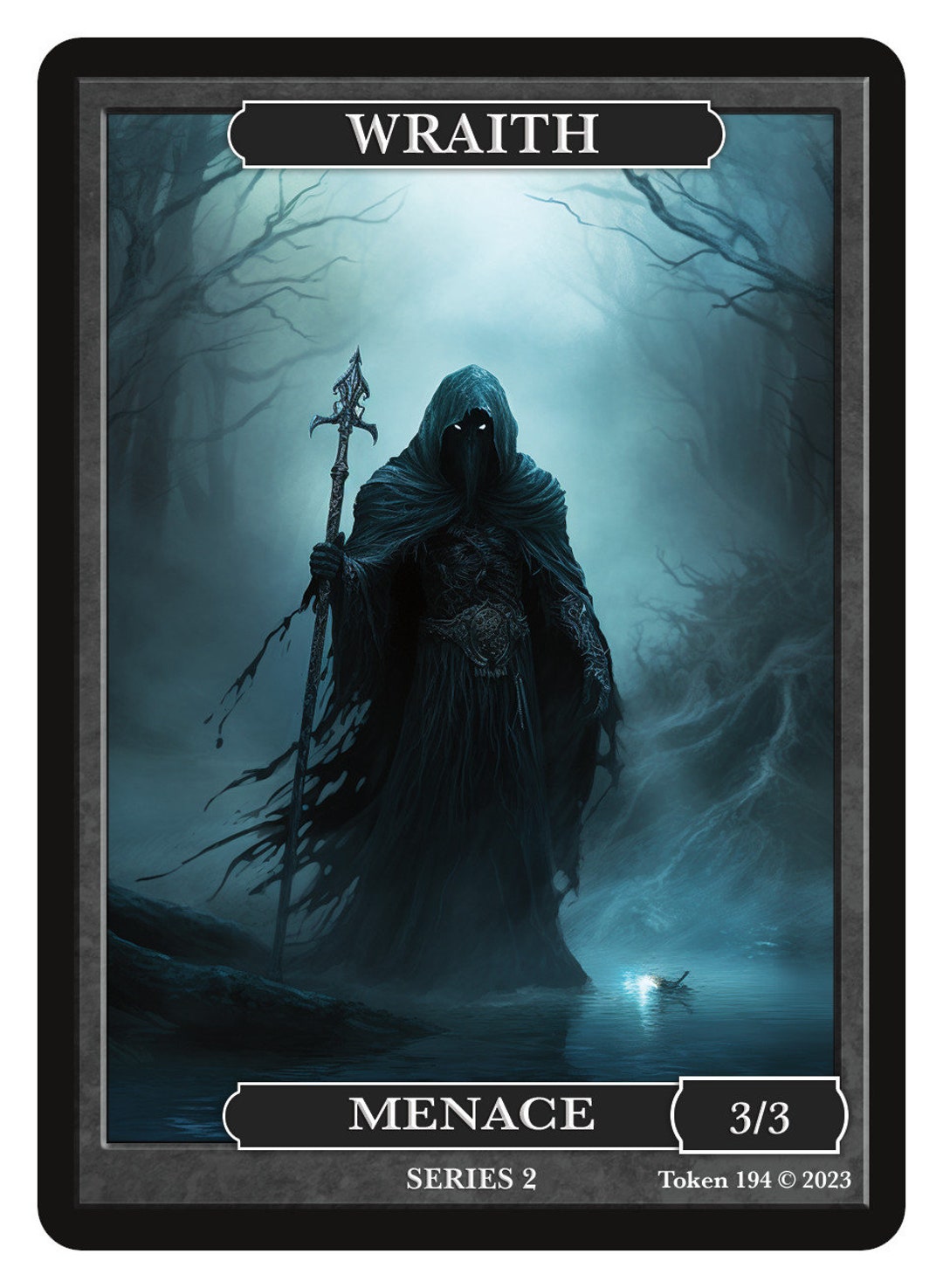 Wraith Token Series 2 of Givememana's Tokens Magic the Gathering ...