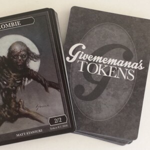 Zombie Token, Art by Matt Stawicki Magic the Gathering Givememana's ...
