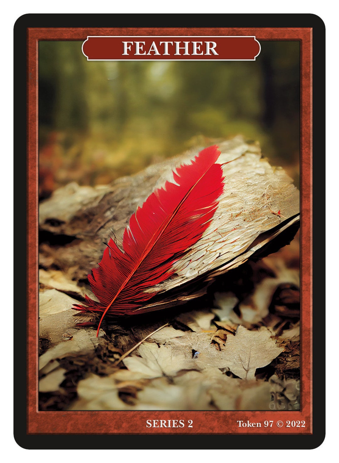 Feather Series 2 of Givememana's Tokens Magic the Gathering Limited ...
