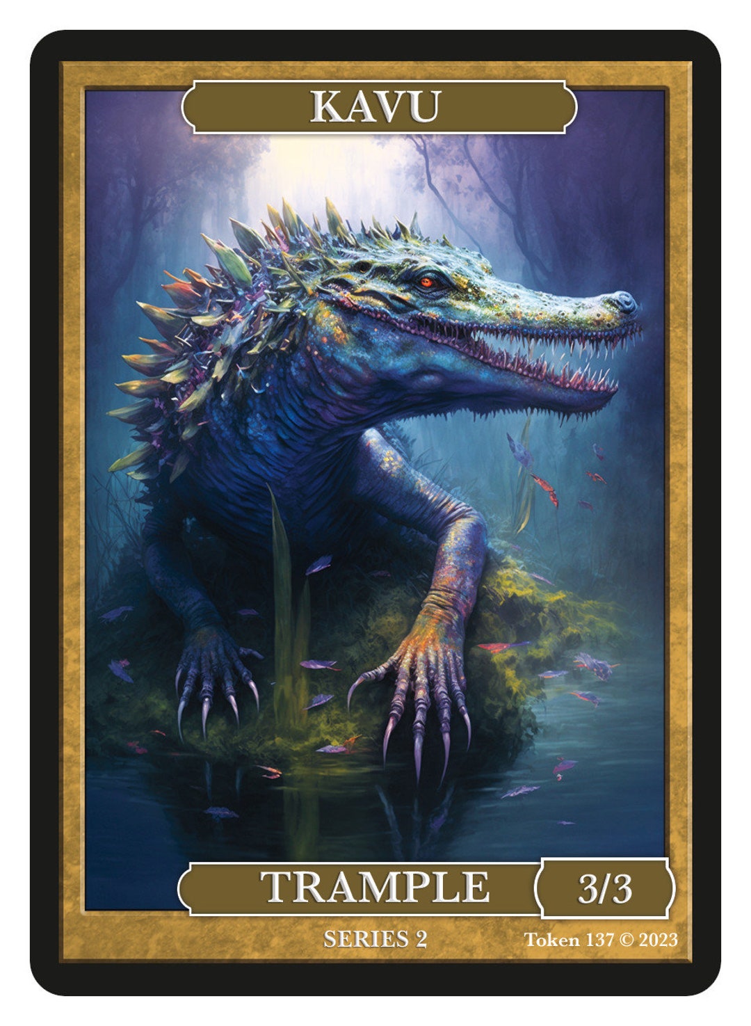 Kavu Token Series 2 of Givememana's Tokens Magic the Gathering Limited ...