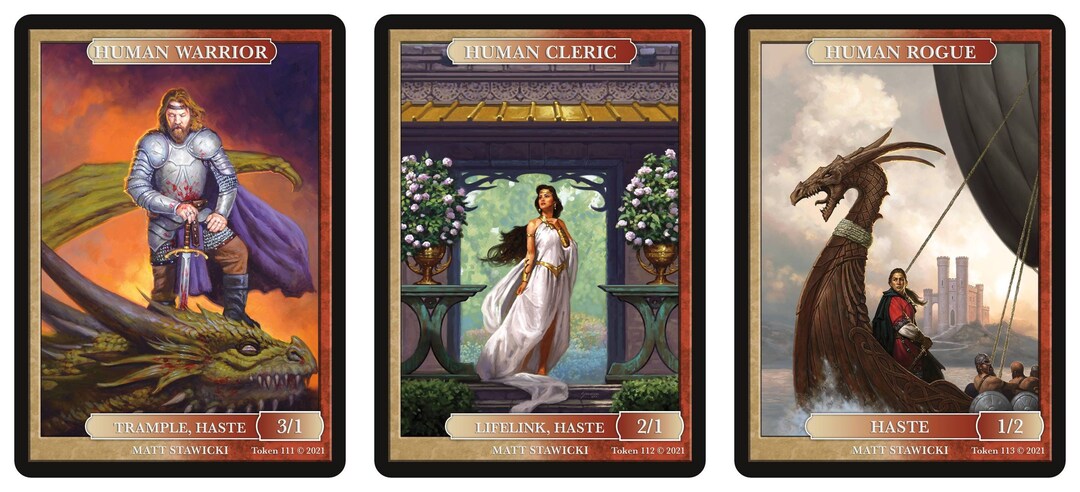 Outlaw's Merriment Token Pack Human Cleric, Human Rogue, Human Warrior ...