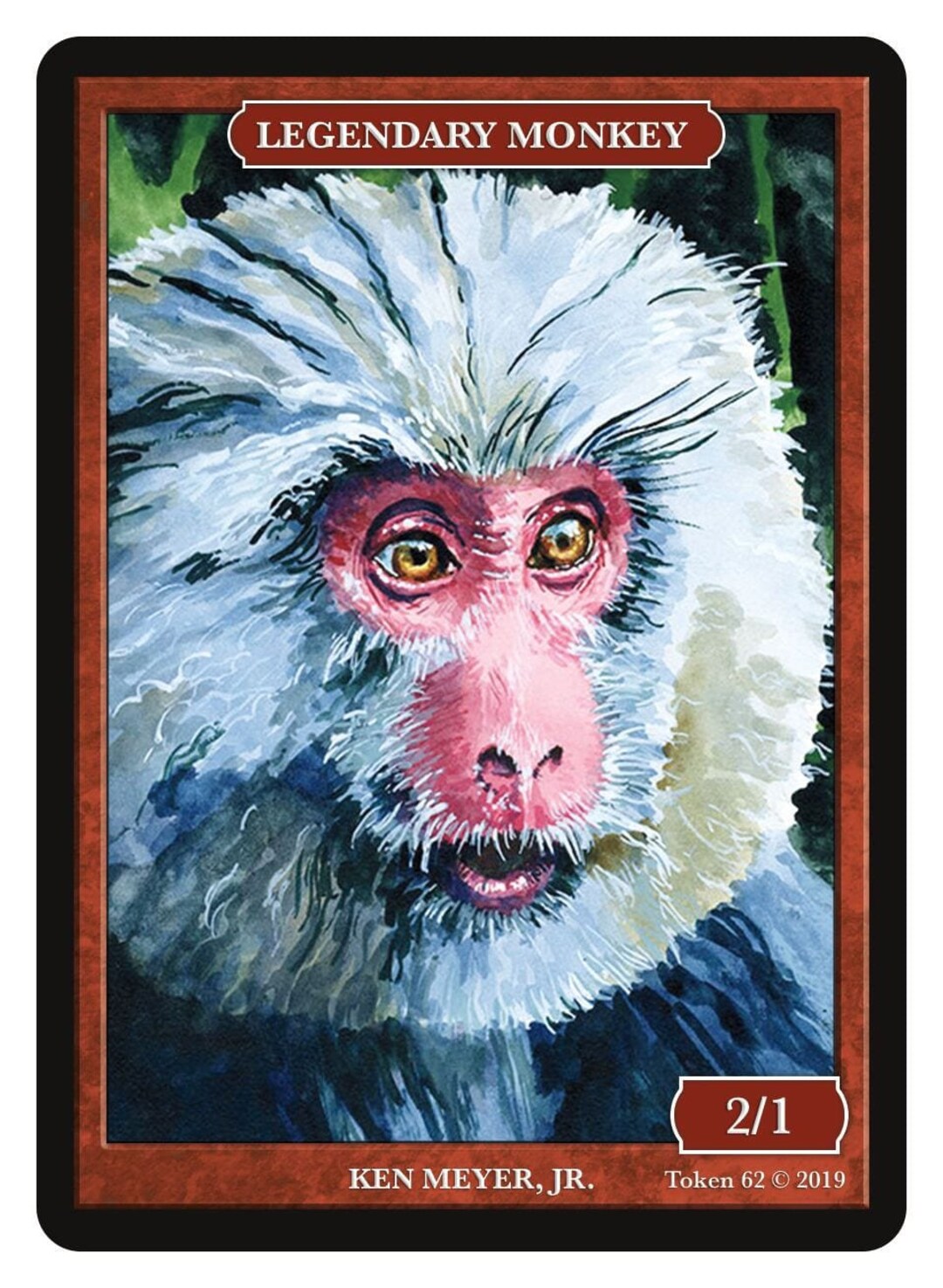 Legendary Monkey Token, Ken Meyer JR Art - Limited Edition - Etsy Canada