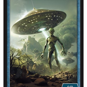 Alien Token FALLOUT Series 2 of Givememana's Tokens Magic the Gathering ...