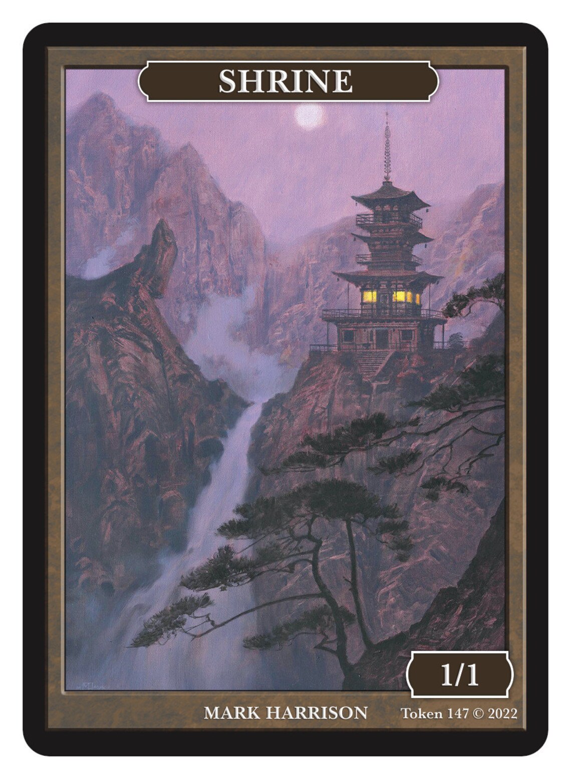 Shrine Token Art by Mark Harrison Magic the Gathering - Etsy