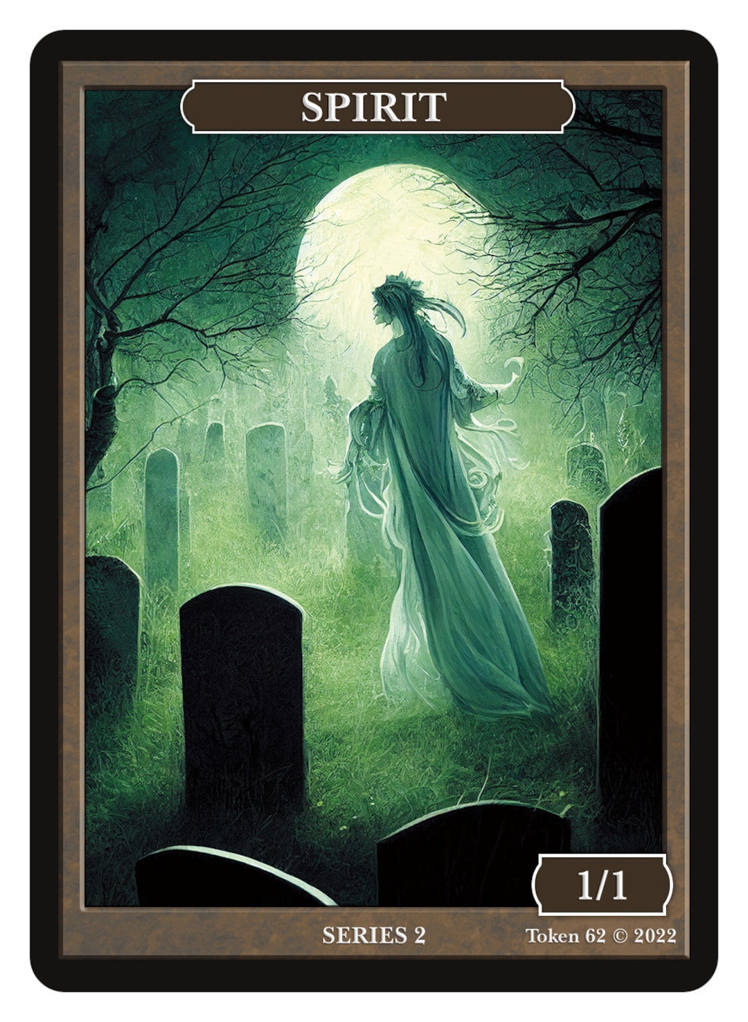 Spirit Token Series 2 of Givememana's Tokens Magic the Gathering ...