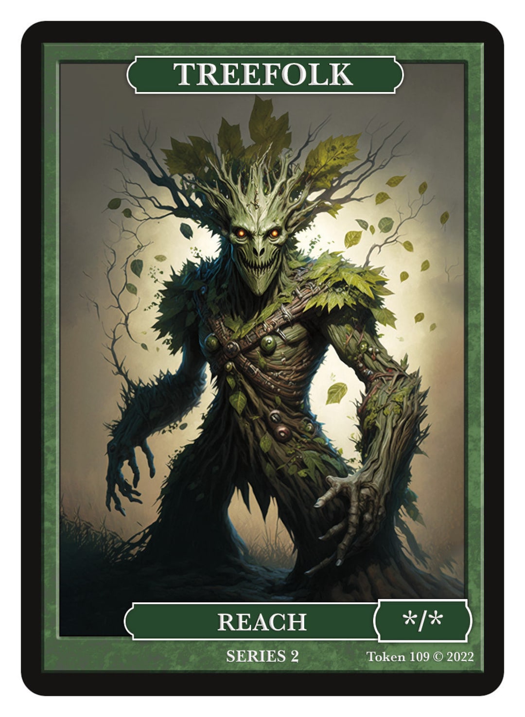 Treefolk Token Series 2 of Givememana's Tokens Magic the Gathering ...