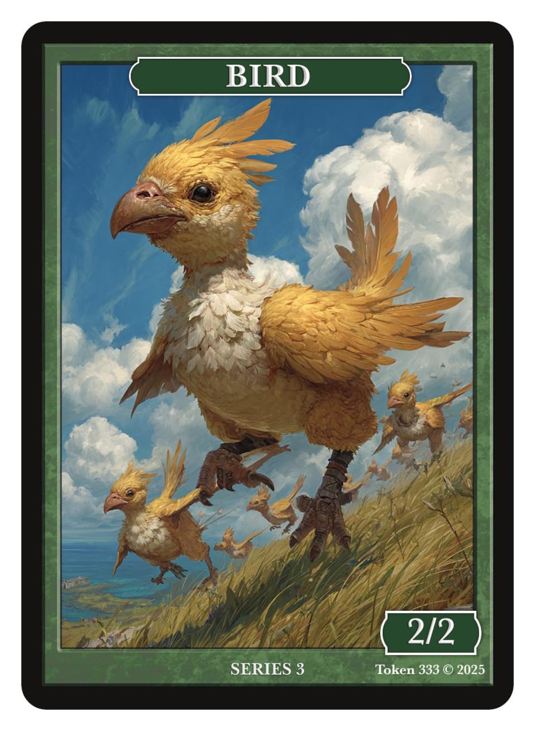 Bird Token Series 2 of Givememana's Tokens Magic the Gathering Limited ...