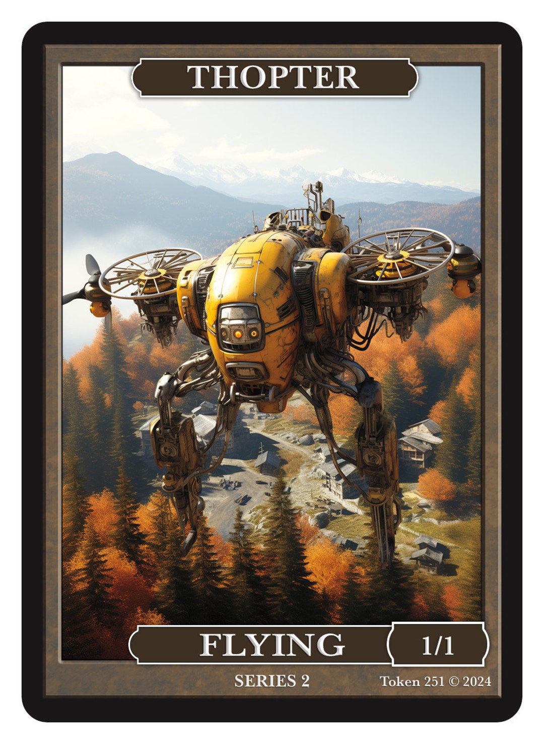 Thopter Token Series 2 Fallout Series Givememana's Tokens Magic the ...