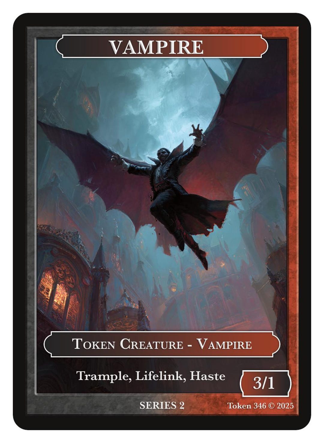 Vampire Token Series 2 of Givememana's Tokens Magic the Gathering - Etsy