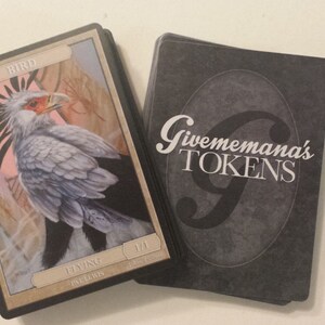 Bird Token Art by Pat Lewis Magic the Gathering Givememana's Tokens ...