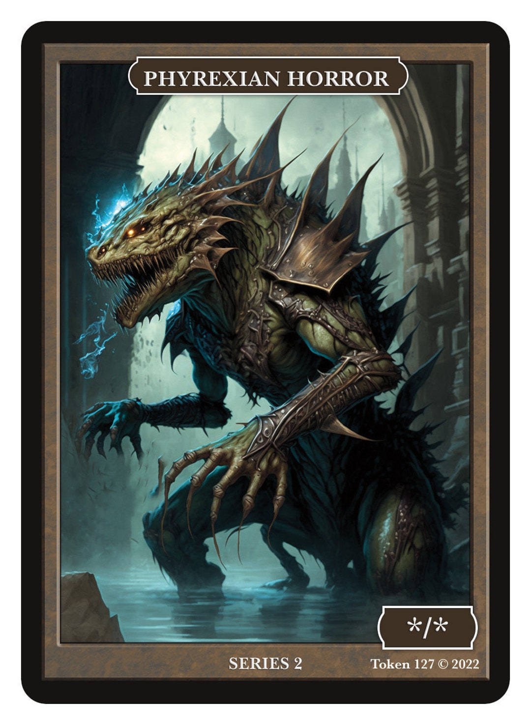 Phyrexian Horror Token Series 2 of Givememana's Tokens Magic the ...